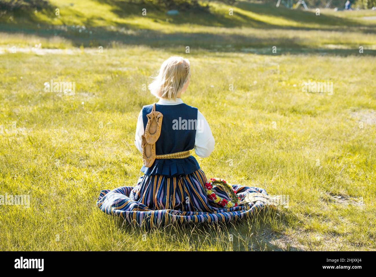 Latvian national dress costume hi-res stock photography and images - Alamy