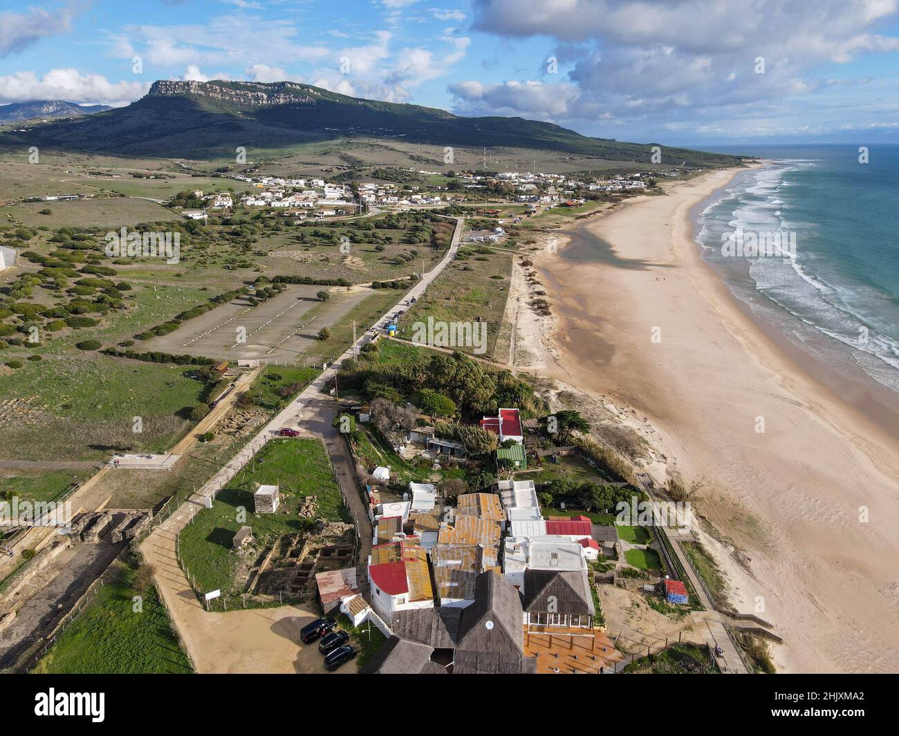 View at the beach at Bolonia on Spain Stock Photo - Alamy