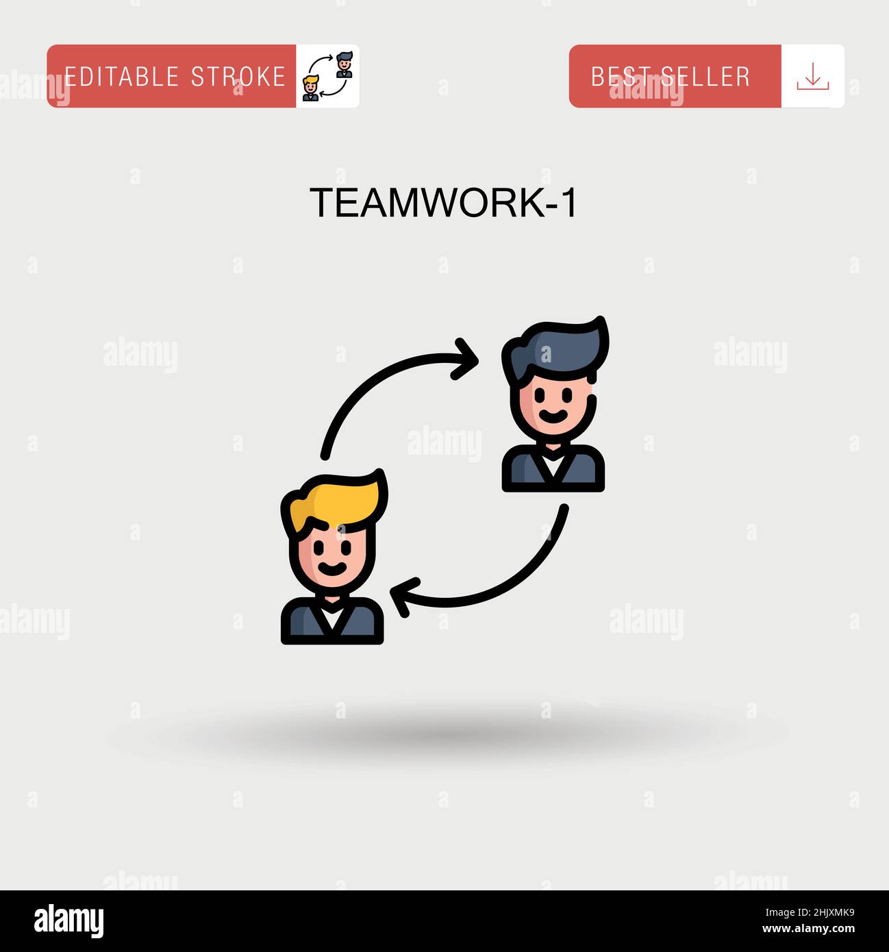 Business trust concept drawing Stock Vector Images - Alamy