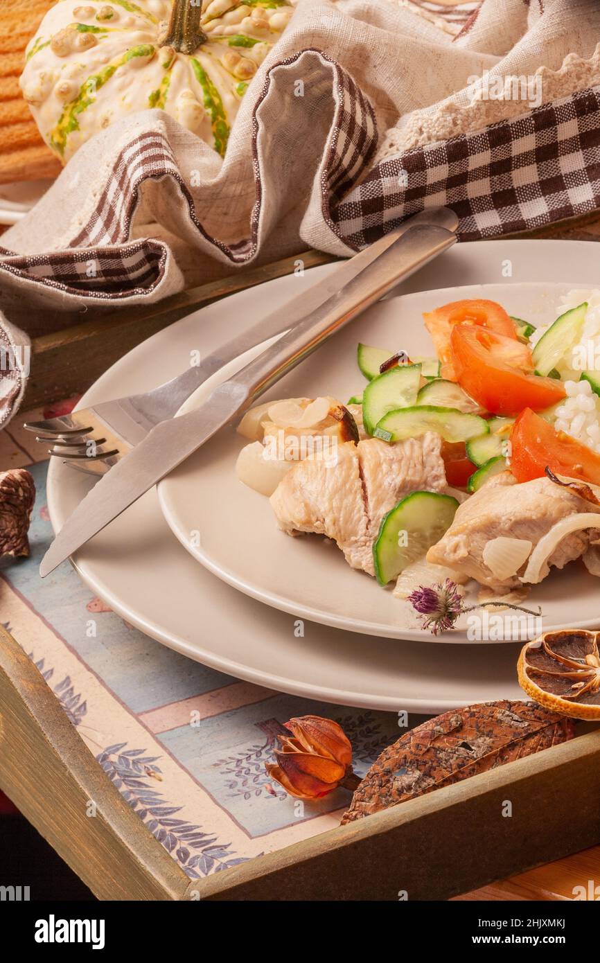 Porcelain serving tray hi-res stock photography and images - Alamy