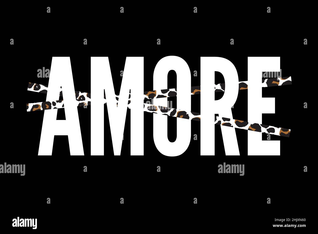 slogan AMORE phrase graphic vector Print Fashion lettering Stock Vector ...