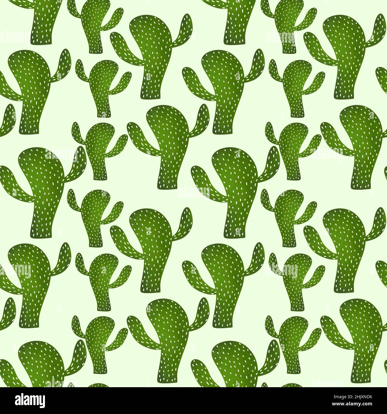 Cactus seamless floral pattern for fabrics and textiles and packaging ...