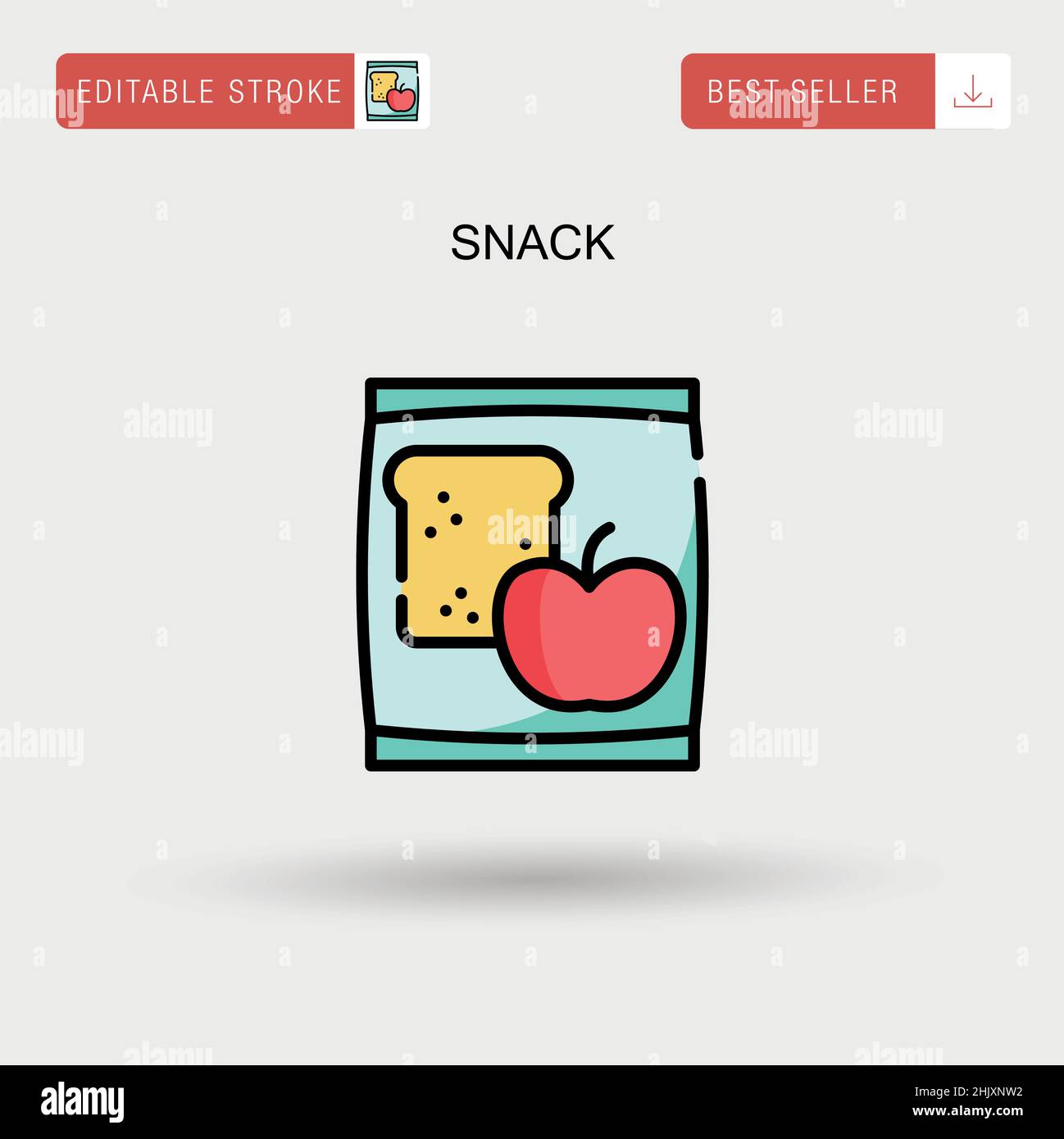 Sweet potato crackers Stock Vector Images - Alamy