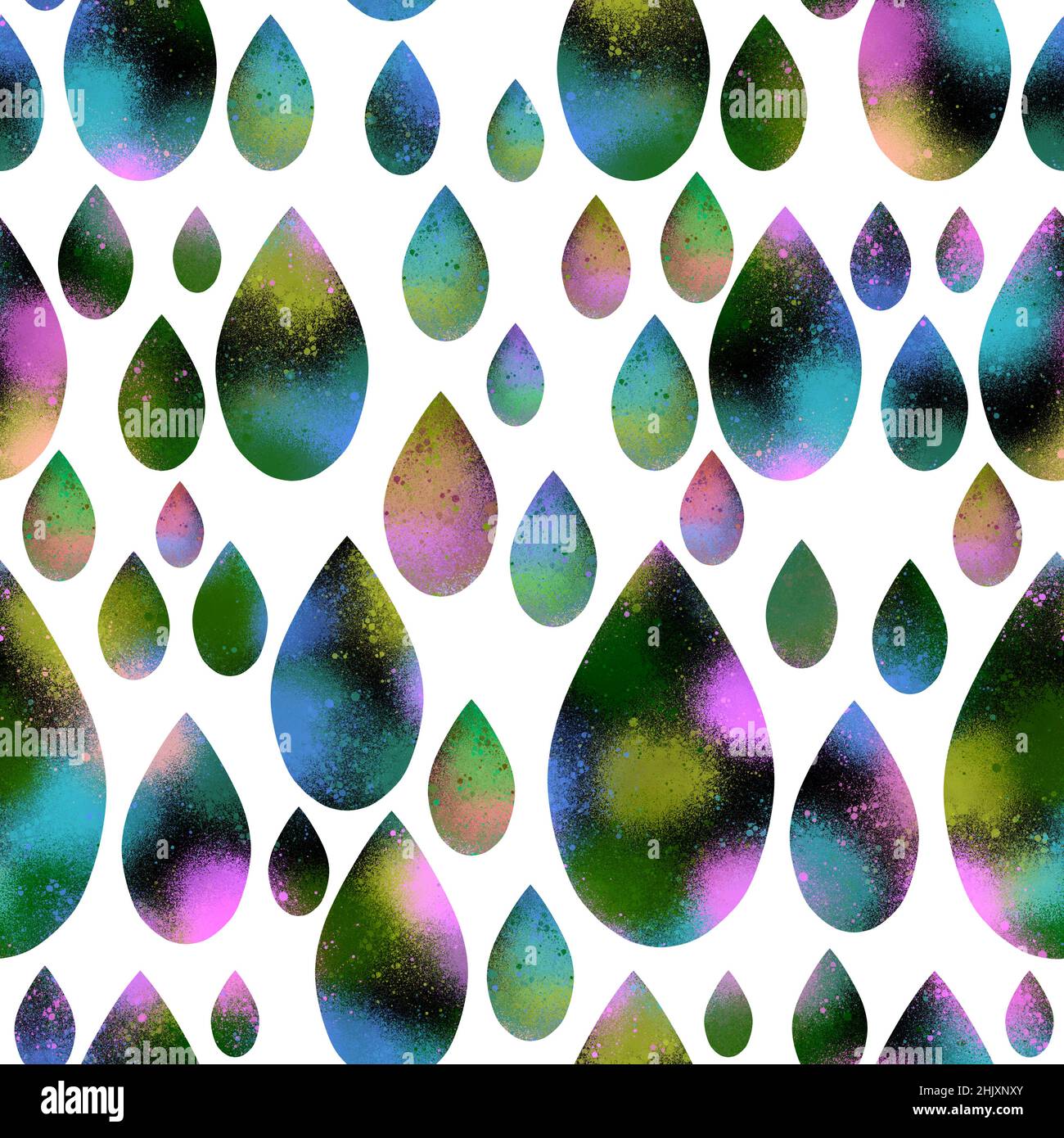 Seamless rain water drops pattern for fabrics and textiles and linens ...