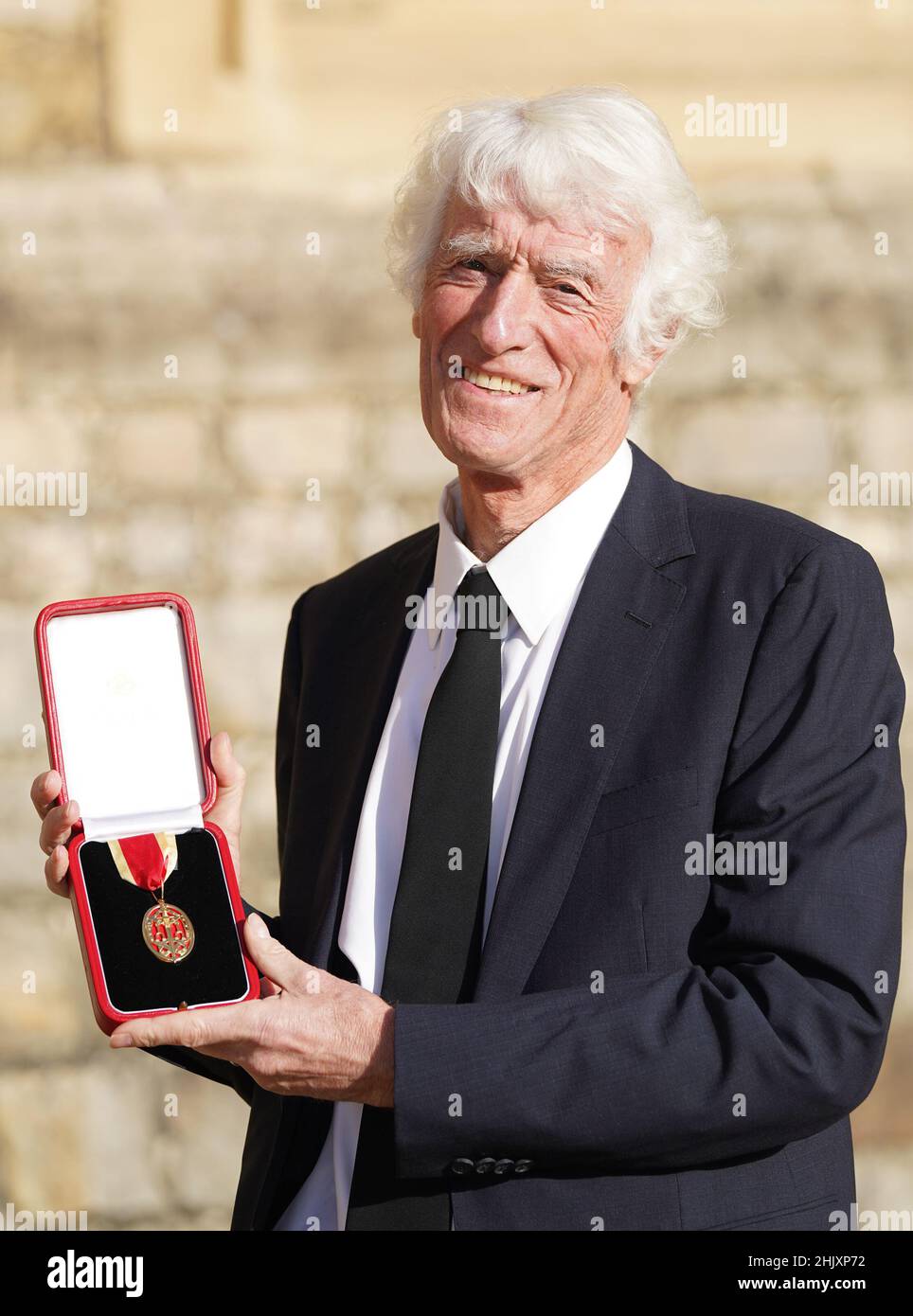 Cinematographer Sir Roger Deakins, from Kingswear, Devon, after being ...