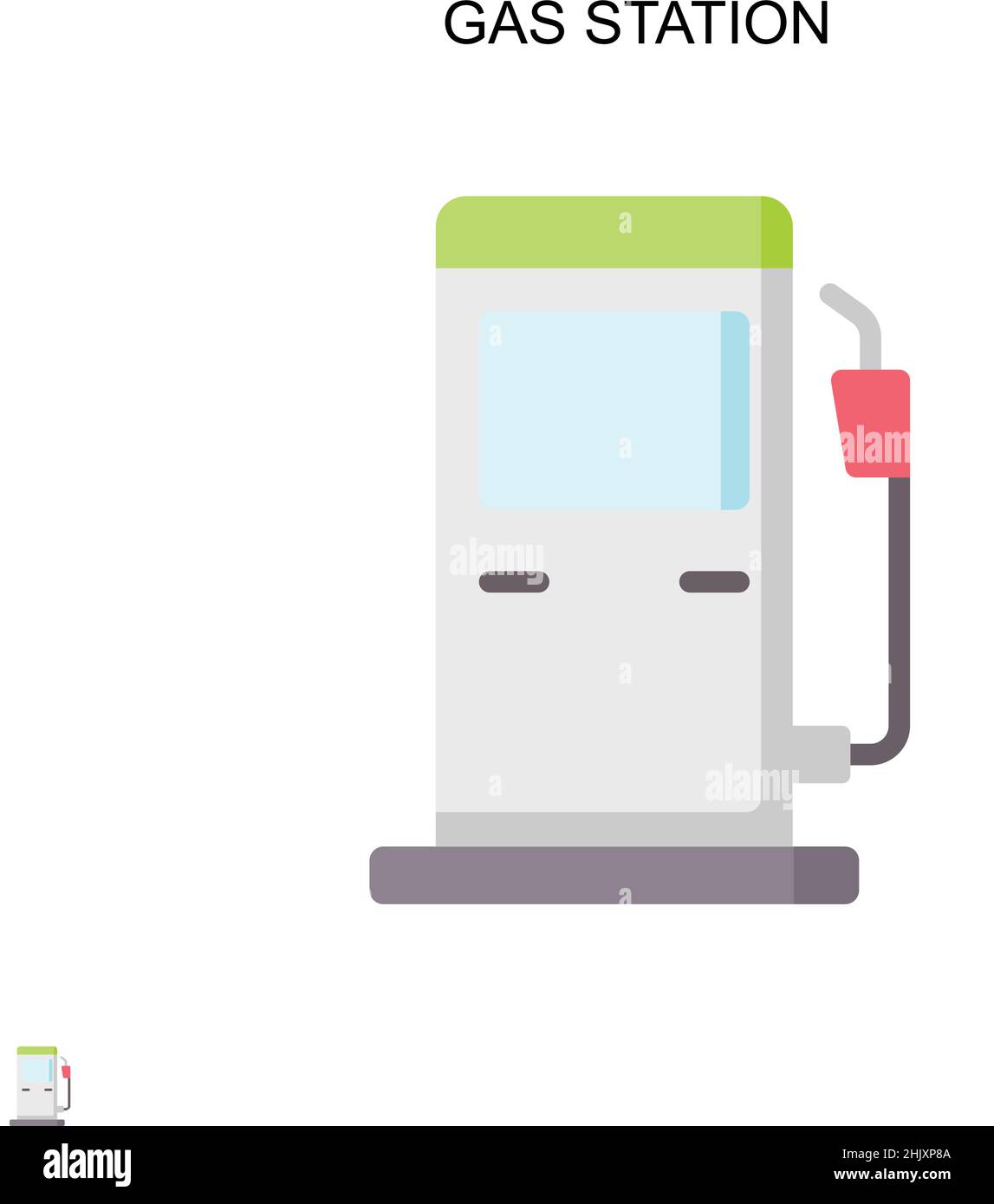 Industrial gas station Stock Vector Images - Alamy