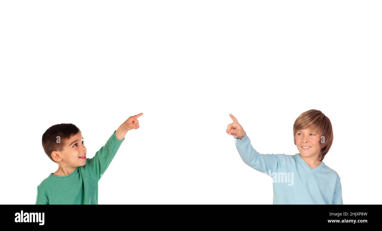 Kids Pointing At Each Other