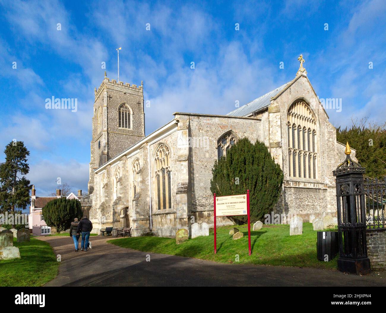 Church of Saint Michael, Framlingham, Suffolk, England, UK Stock Photo ...
