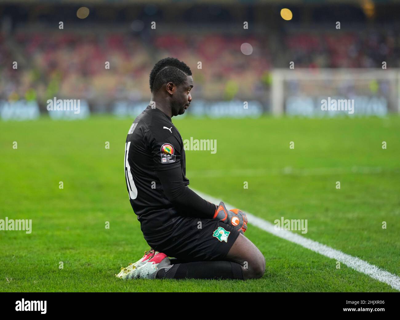 Douala, Cameroon, January, 26, 2022: Badra Ali Sangaré of Ivory Coast ...