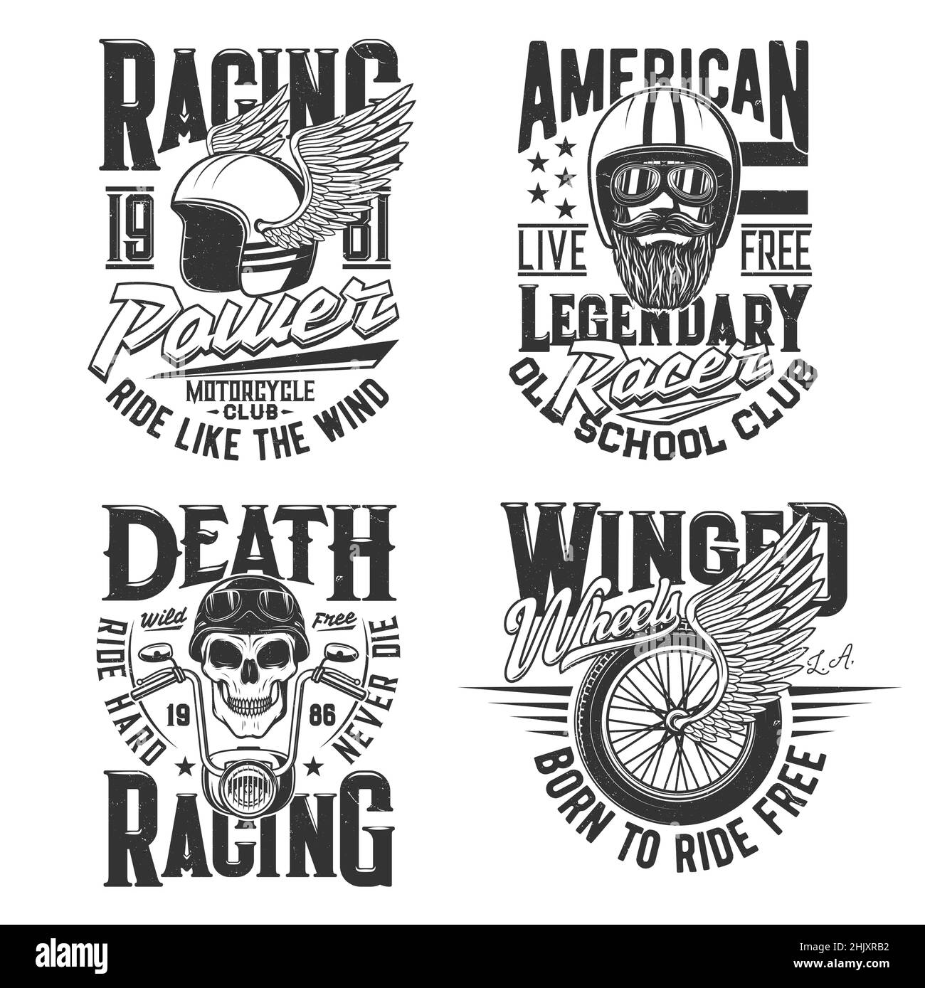 Winged wheel logo hi-res stock photography and images - Alamy