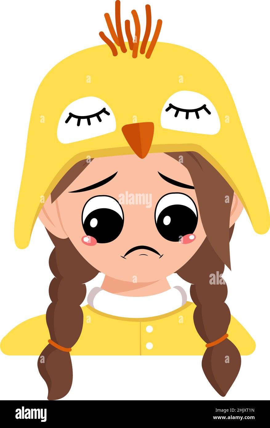 Sad Face Yellow Bird