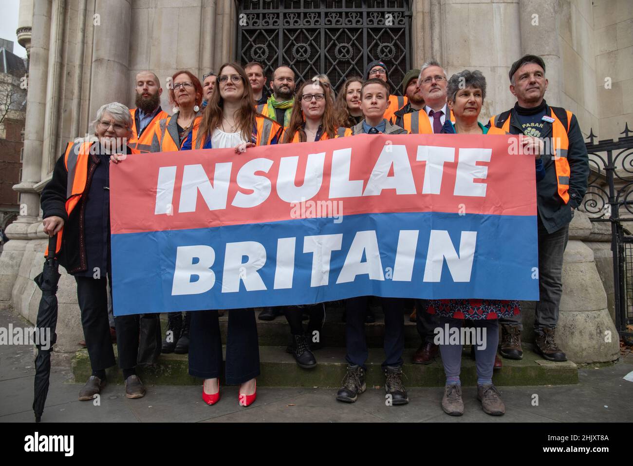 London, England, UK 1 February 2022 Nineteen Insulate Britain ...