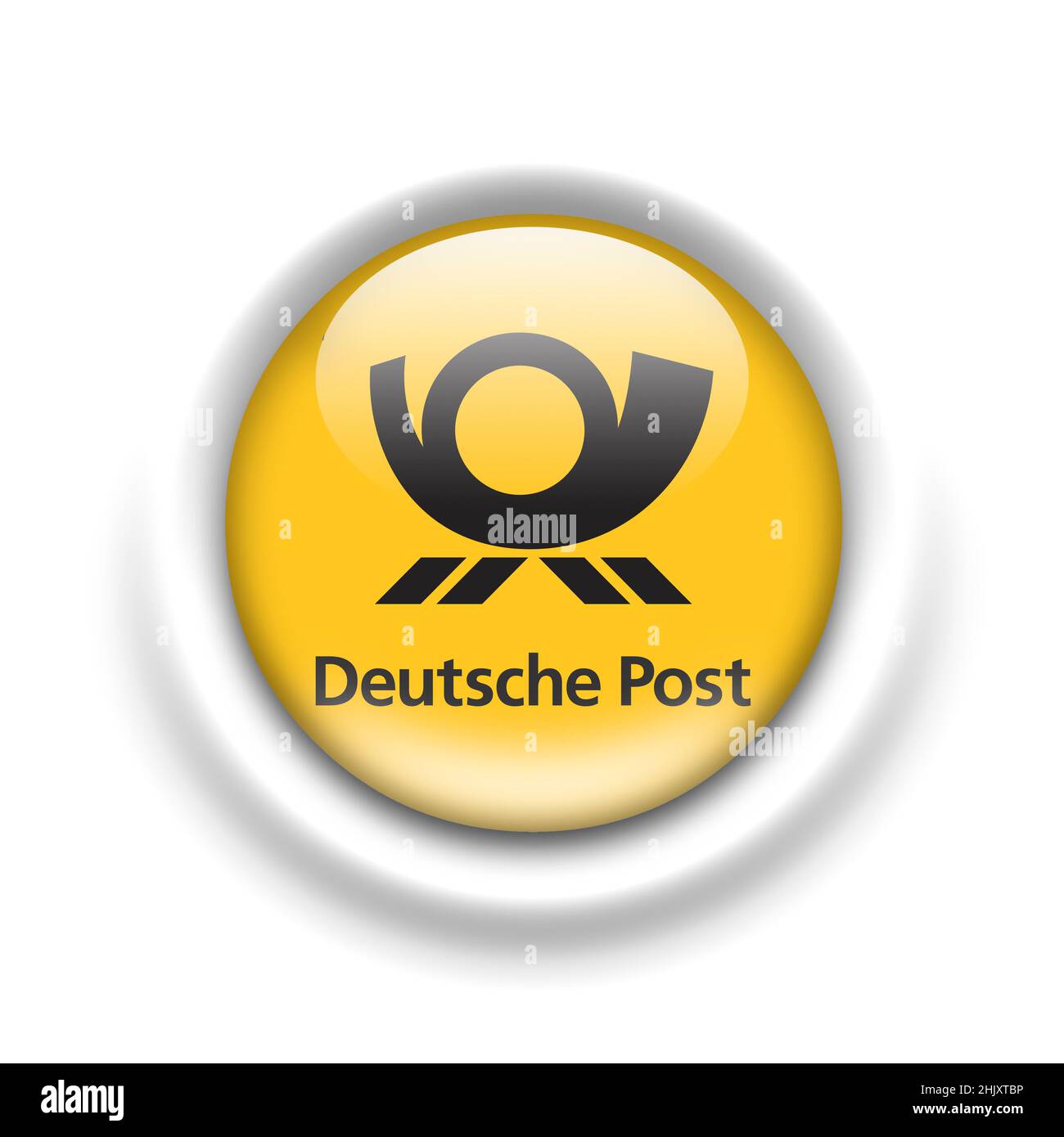 Deutsche Post logo Stock Photo - Alamy