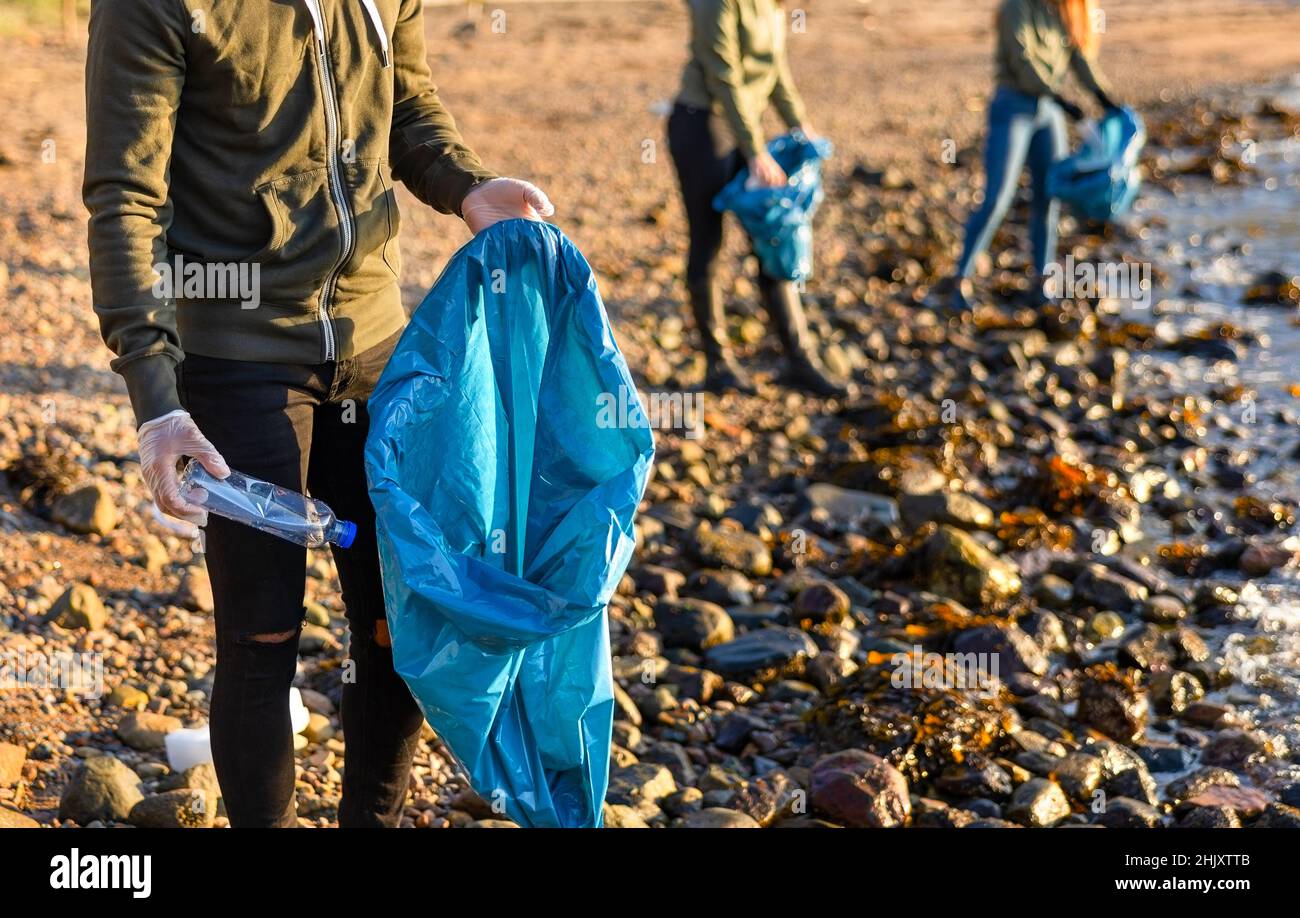 Bag garbage hi-res stock photography and images - Alamy