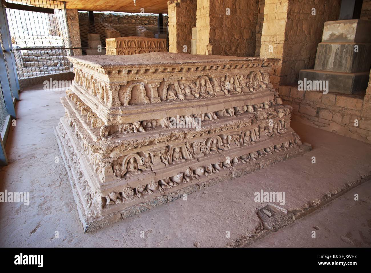 Taxila, ruins of Jaulian monastery, Pakistan Stock Photo - Alamy