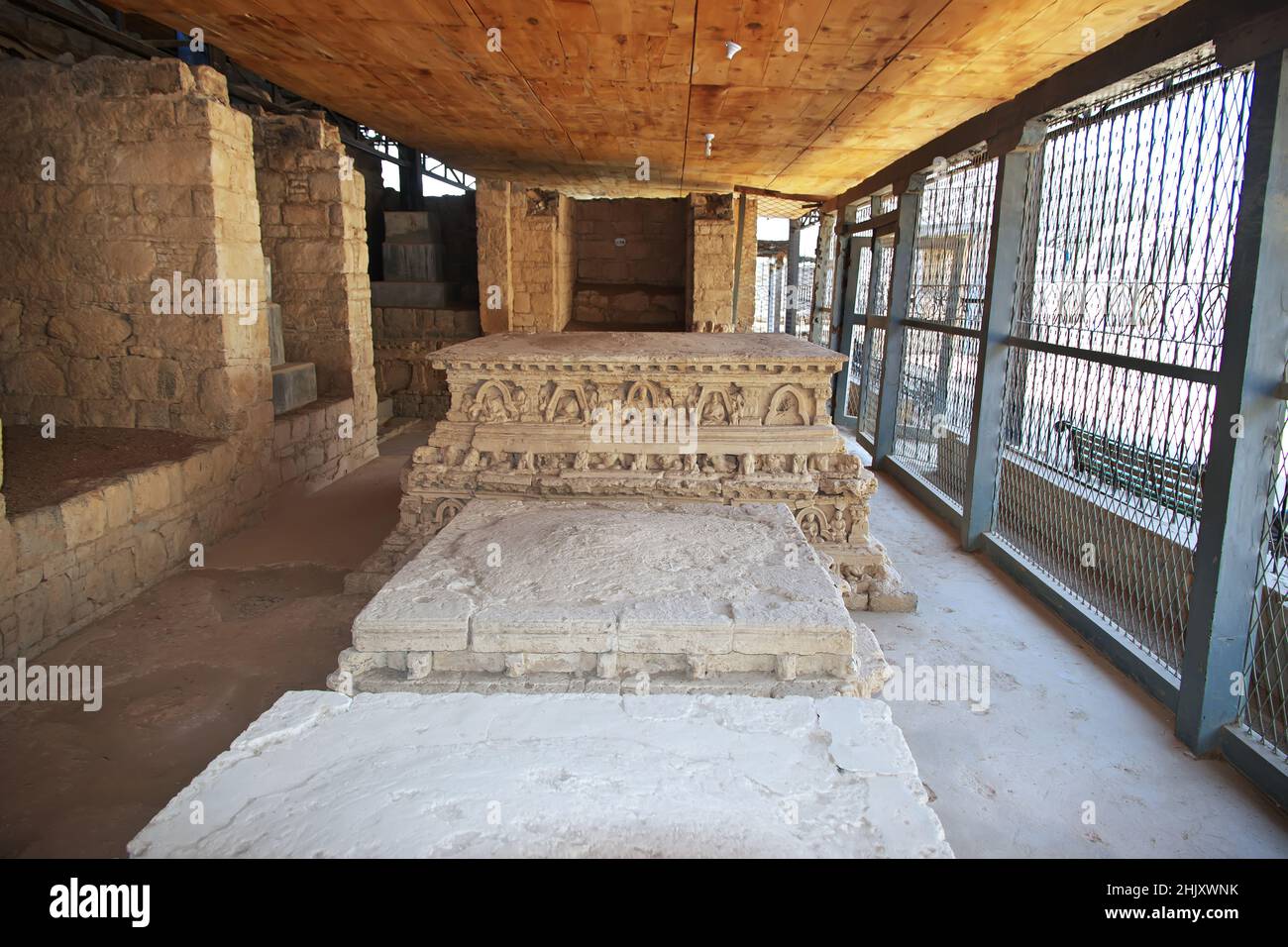 Taxila, ruins of Jaulian monastery, Pakistan Stock Photo - Alamy