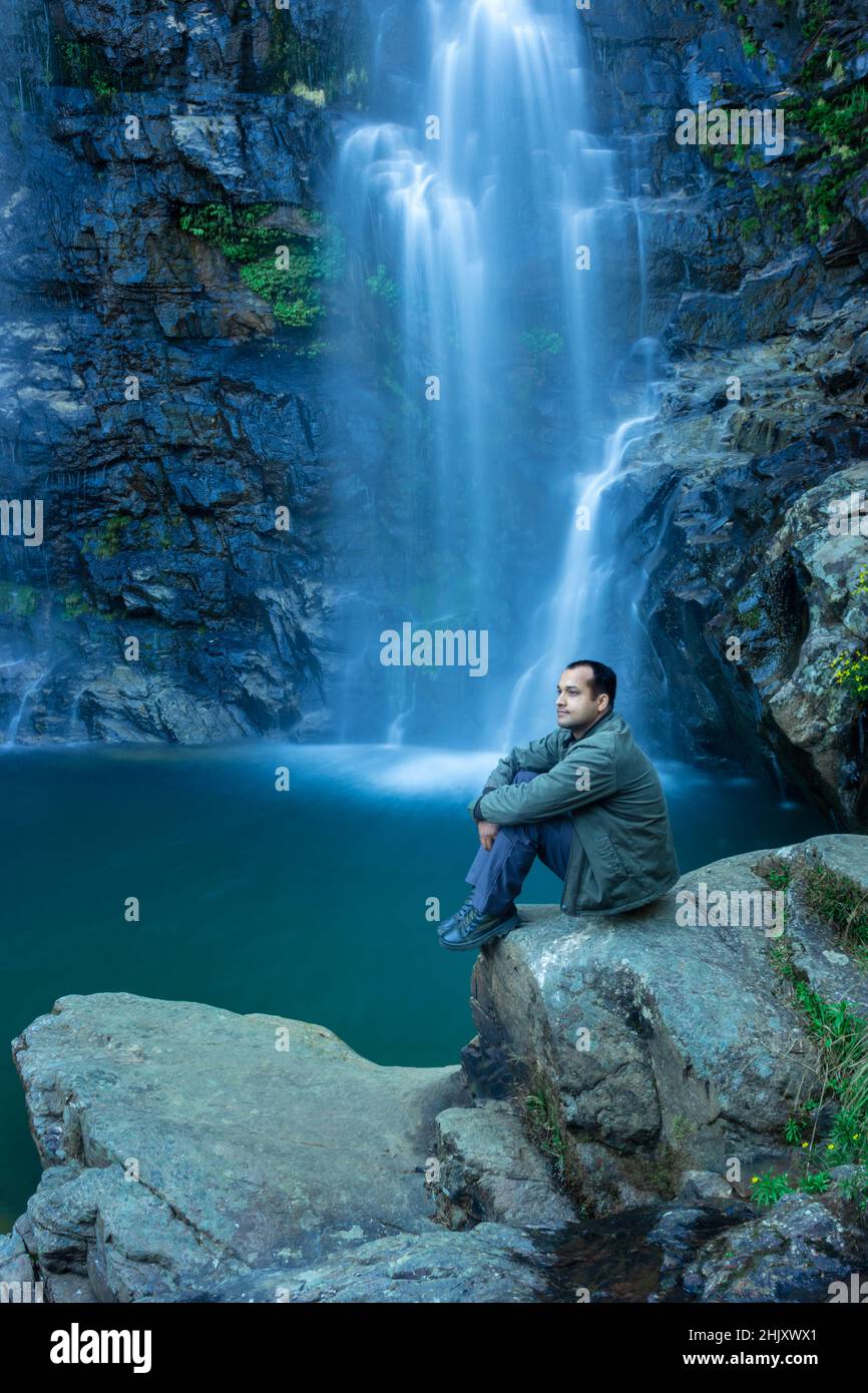 Thangsning falls hi-res stock photography and images - Alamy