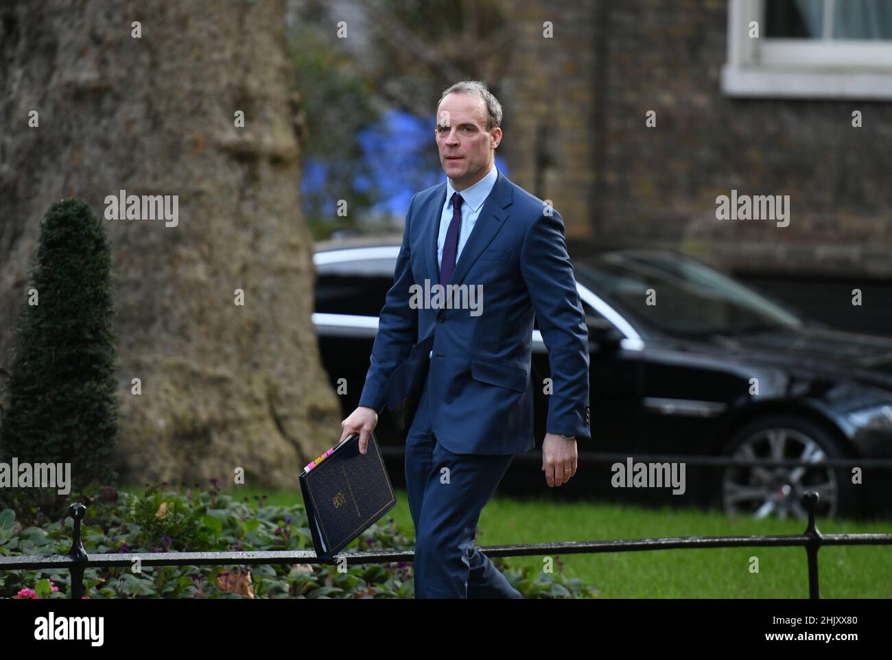 Downing Street, London, UK. 1 February 2022. Dominic Raab MP, Deputy ...