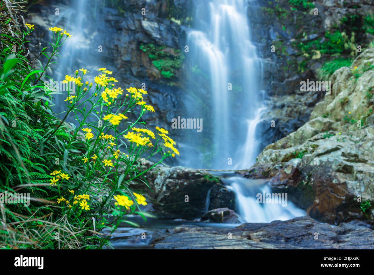 Thangsning falls hi-res stock photography and images - Alamy