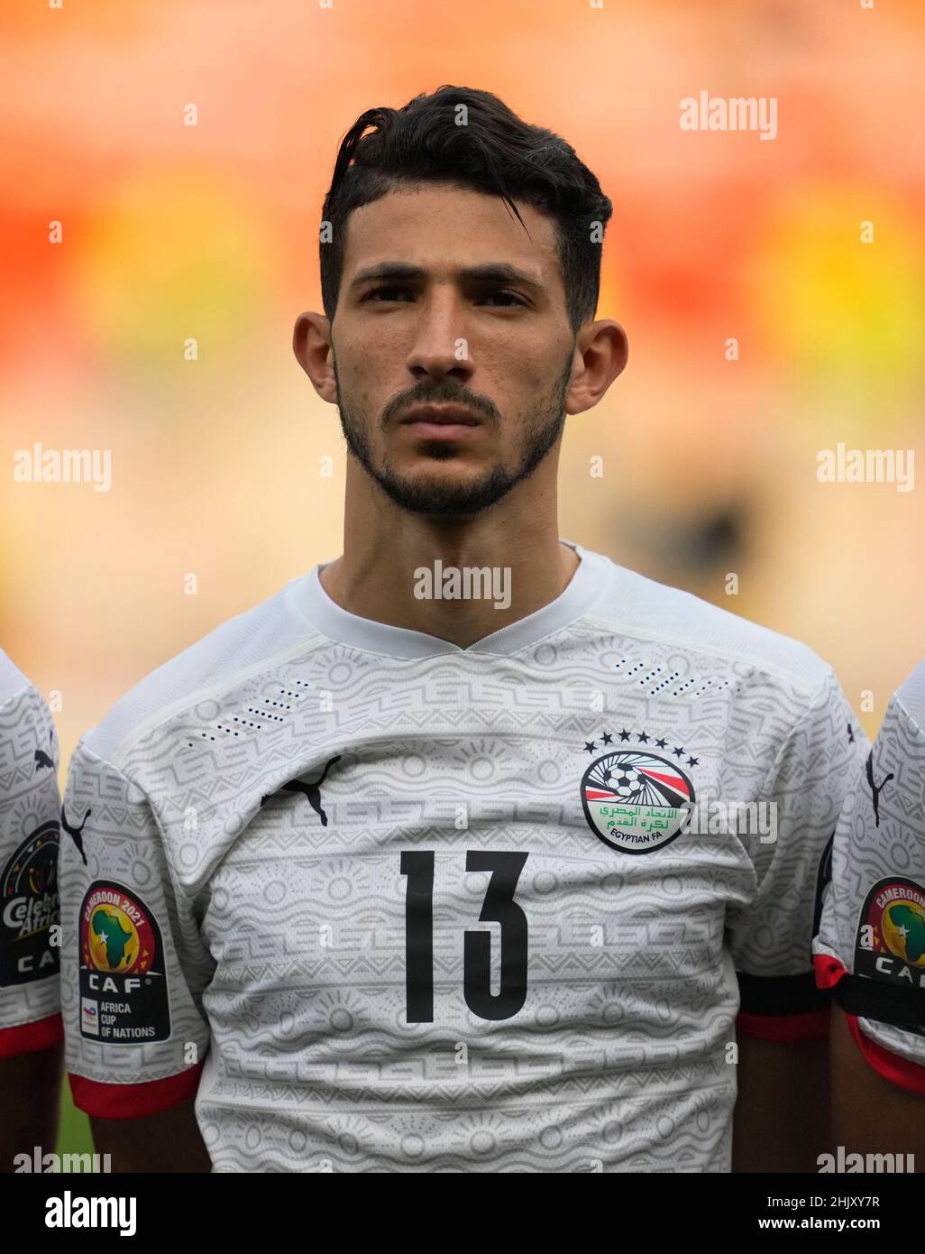 Douala Cameroon January 26 2022 Ahmed Abou El Fotouh Of Egypt During Egypt Vs Ivory Coast