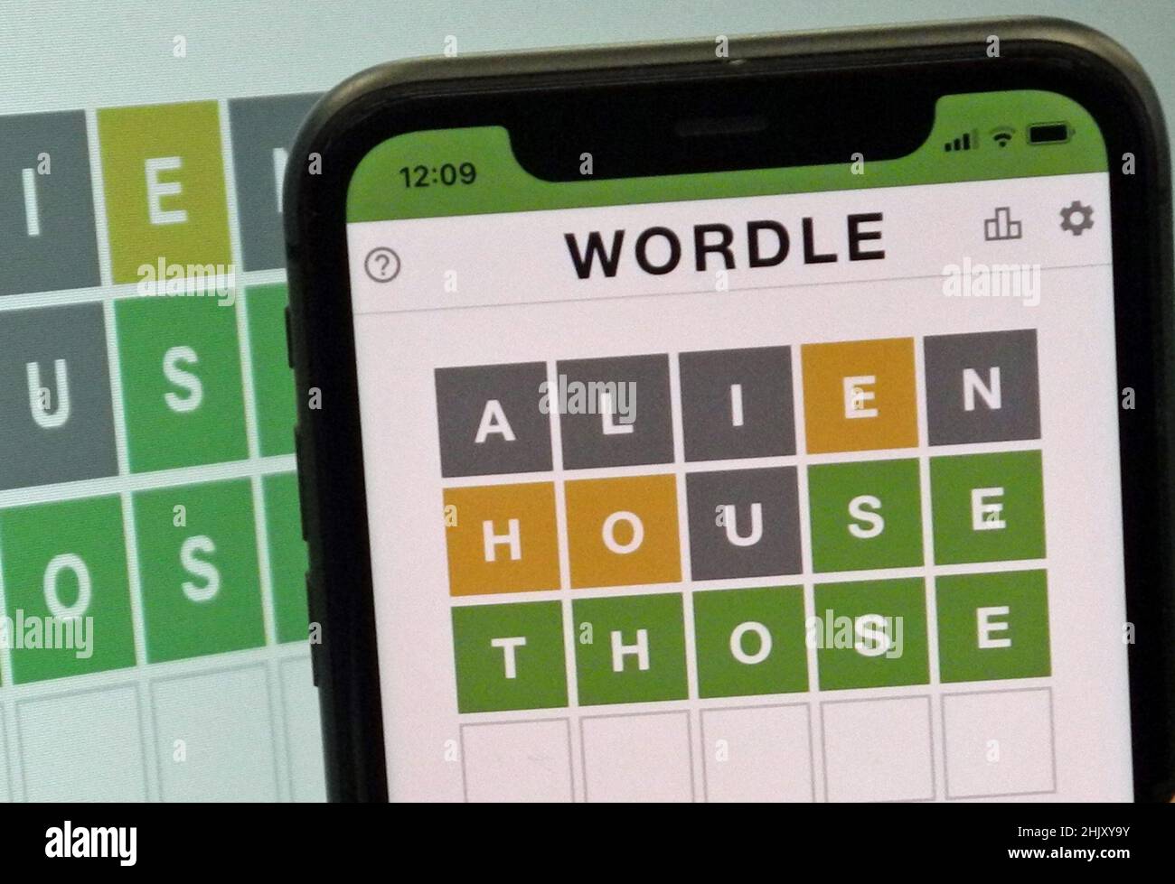 Wordle screen hi-res stock photography and images - Alamy