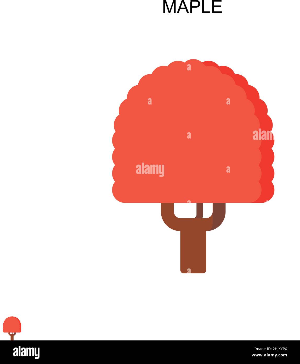 Forest maples canada Stock Vector Images - Alamy