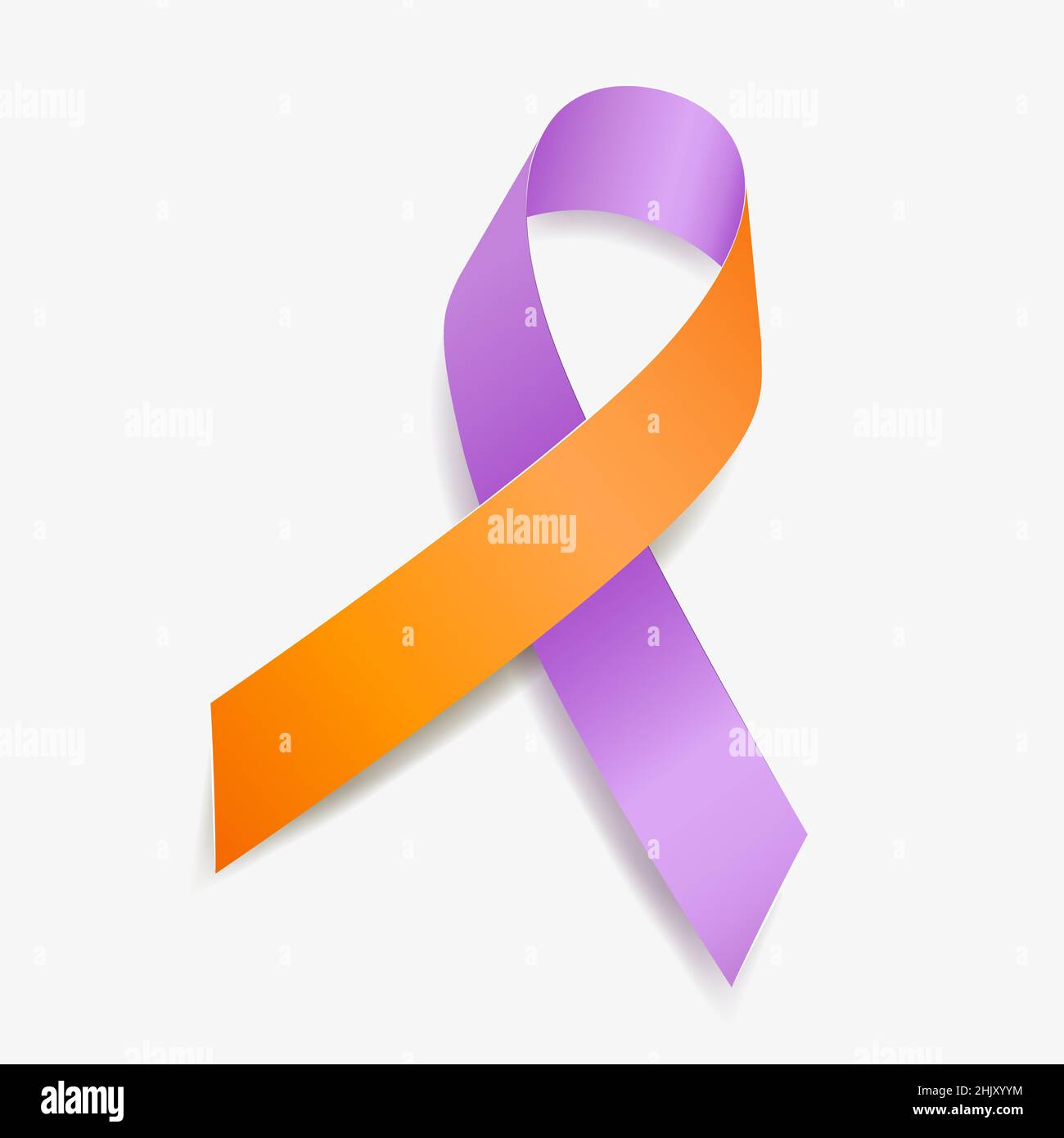Lavender and orange ribbon awareness Eczema, Psoriasis, Psoriatic ...