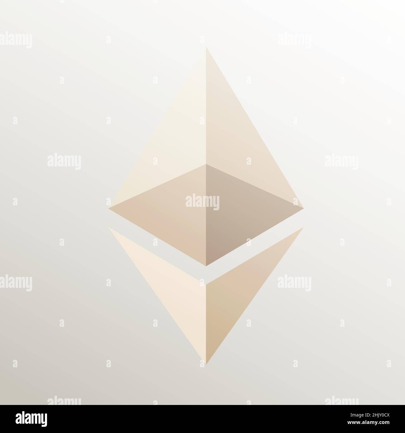 Ethereum, icon paper natural vector Stock Vector Image & Art - Alamy