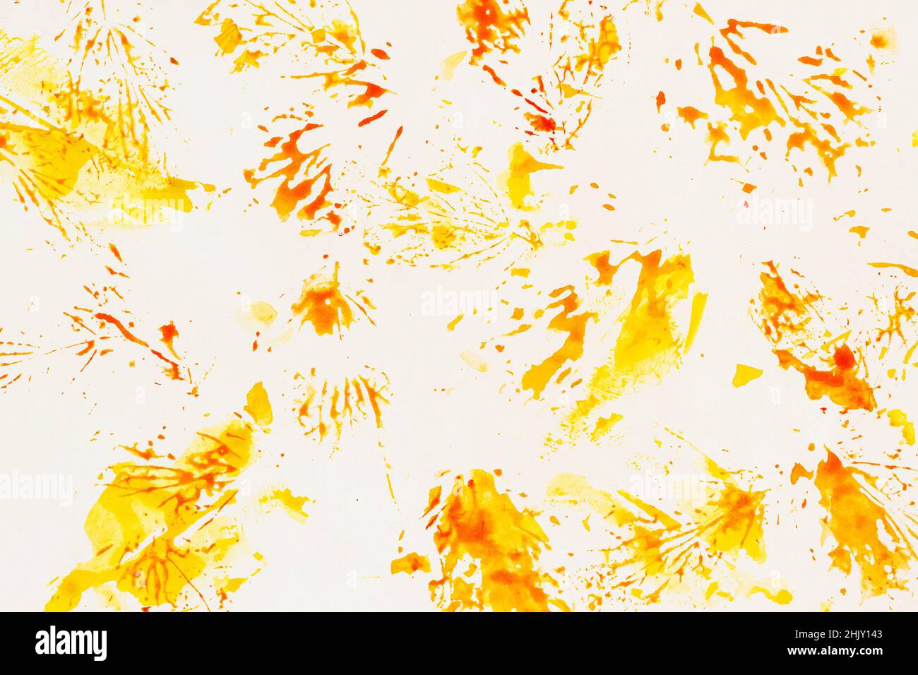 Abstract watercolor autumn background. Hand drawn botanical pattern ...