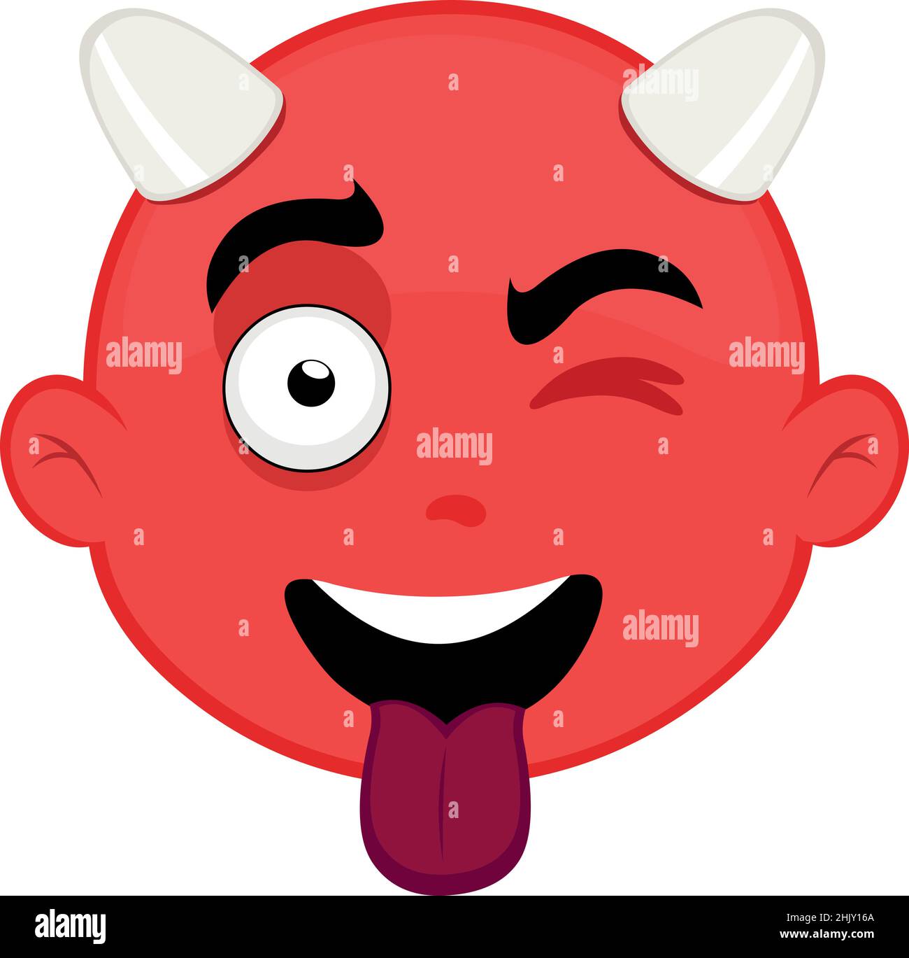 Winking face emoji hi-res stock photography and images - Alamy