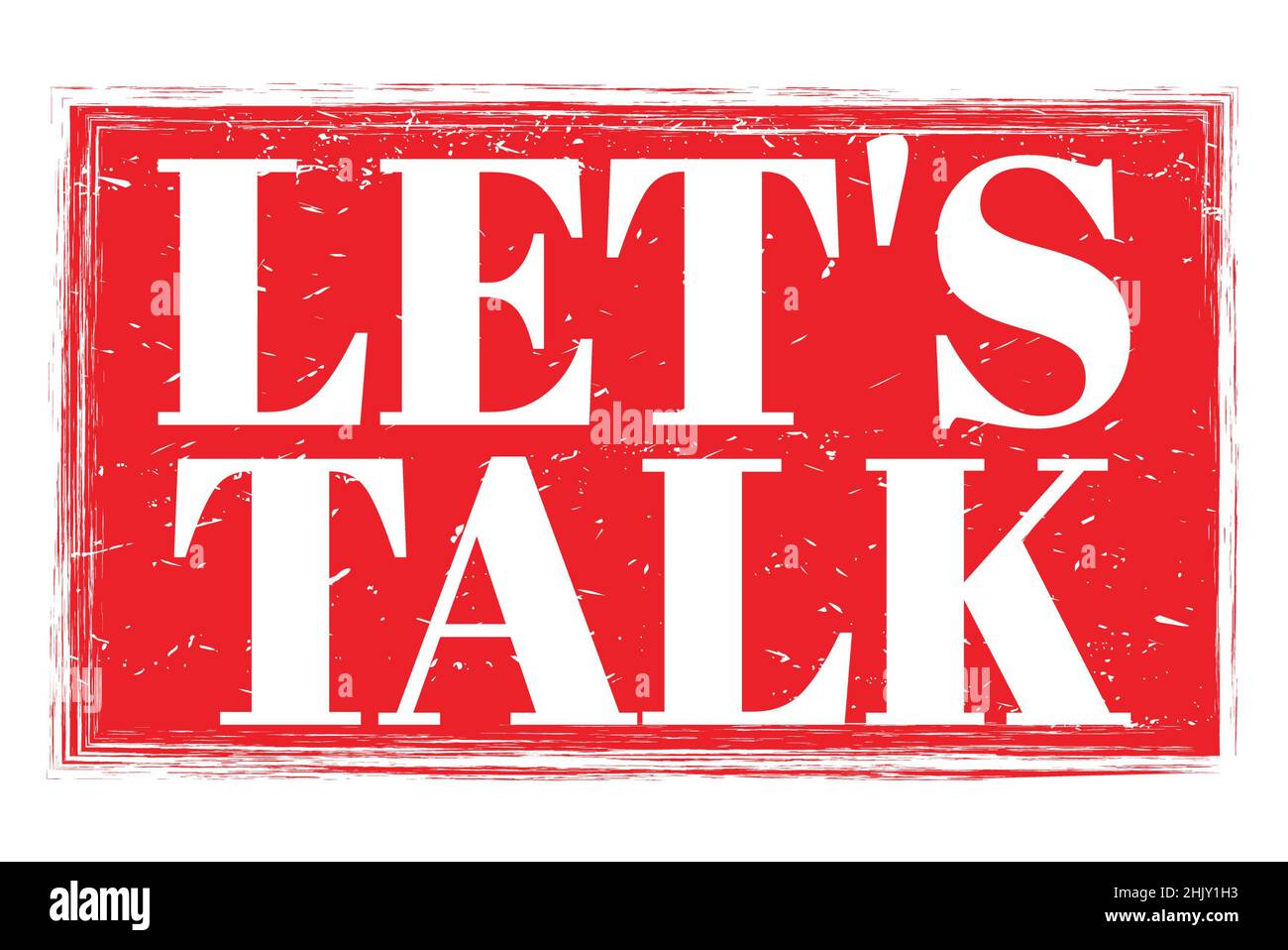 Lets talk stamp hi-res stock photography and images - Alamy