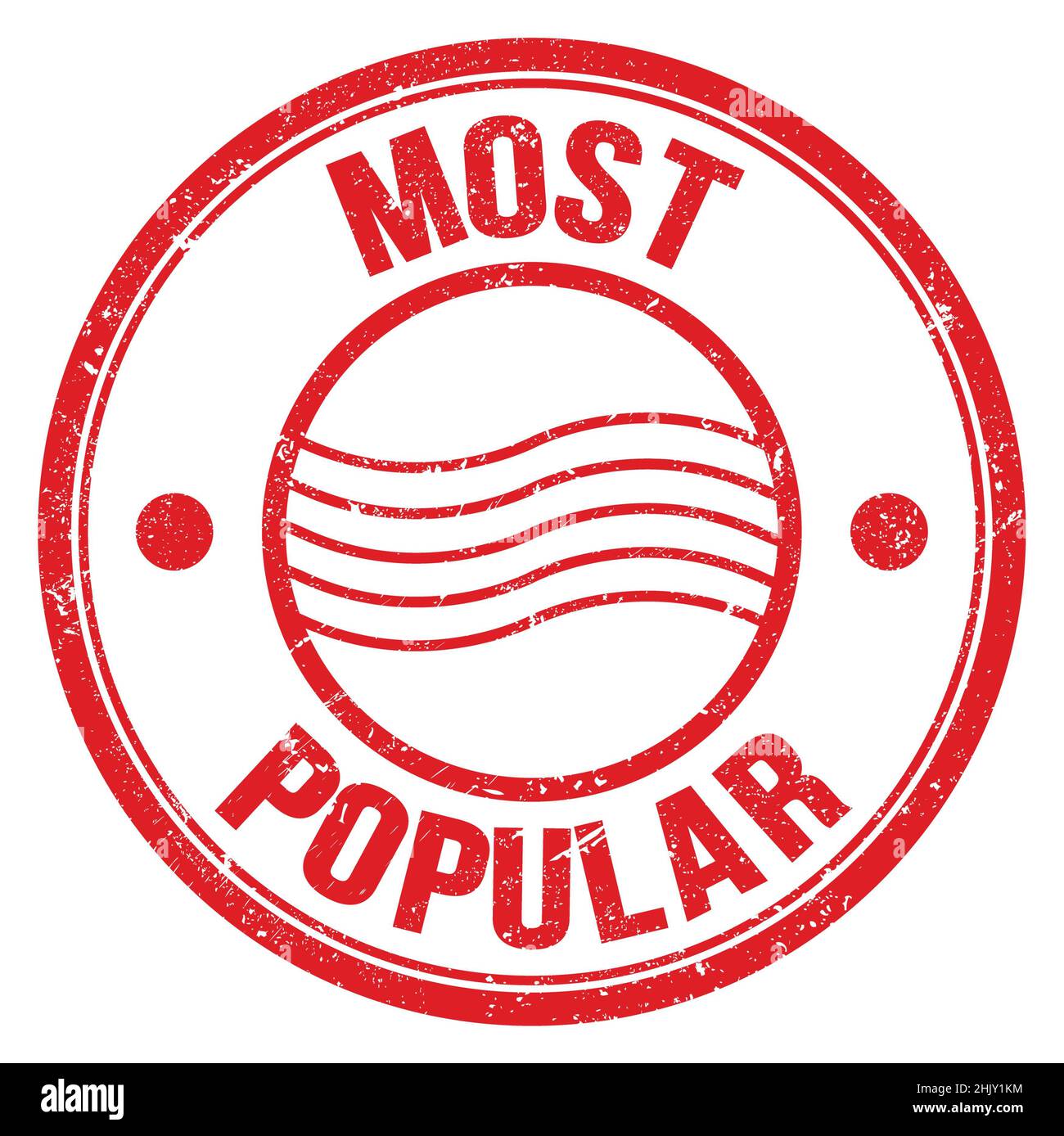 Popular round stamp red hi-res stock photography and images - Alamy
