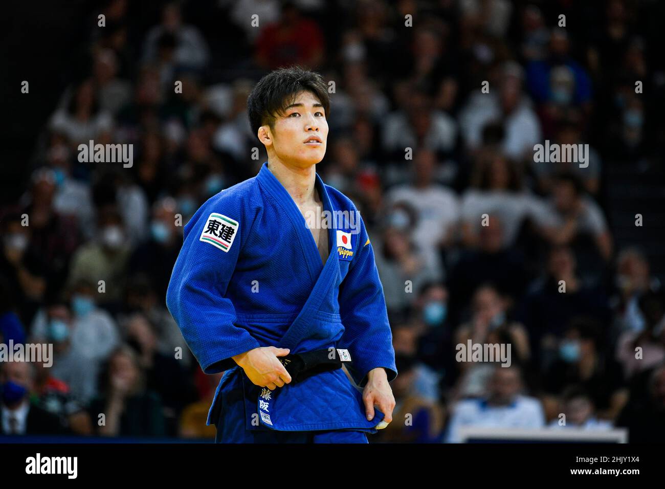 Men -66 kg, Taikoh Fujisaka of Japan Silver medal competes during the ...