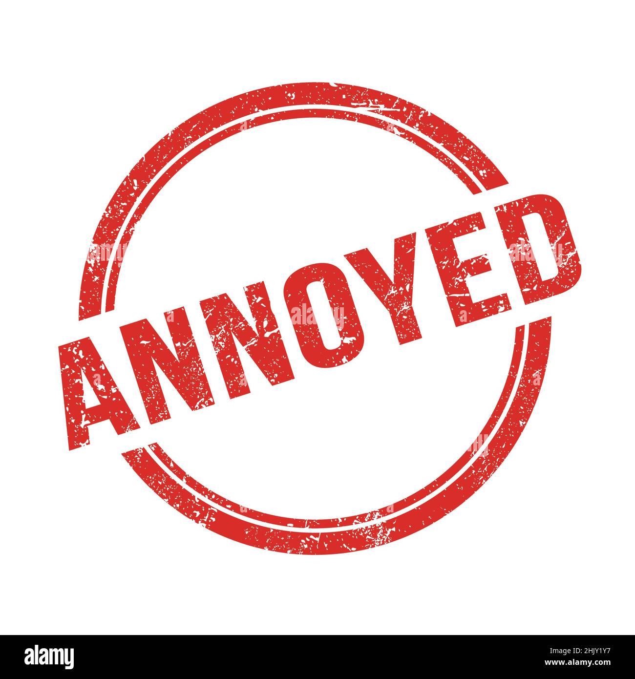 Annoyed stamp hi-res stock photography and images - Alamy