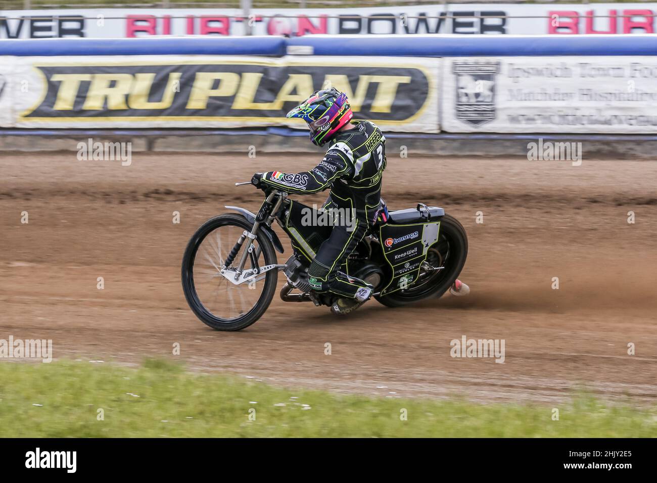 Cameron Heeps. Ipswich Witches Speedway press day. 14 May 2021 Stock ...