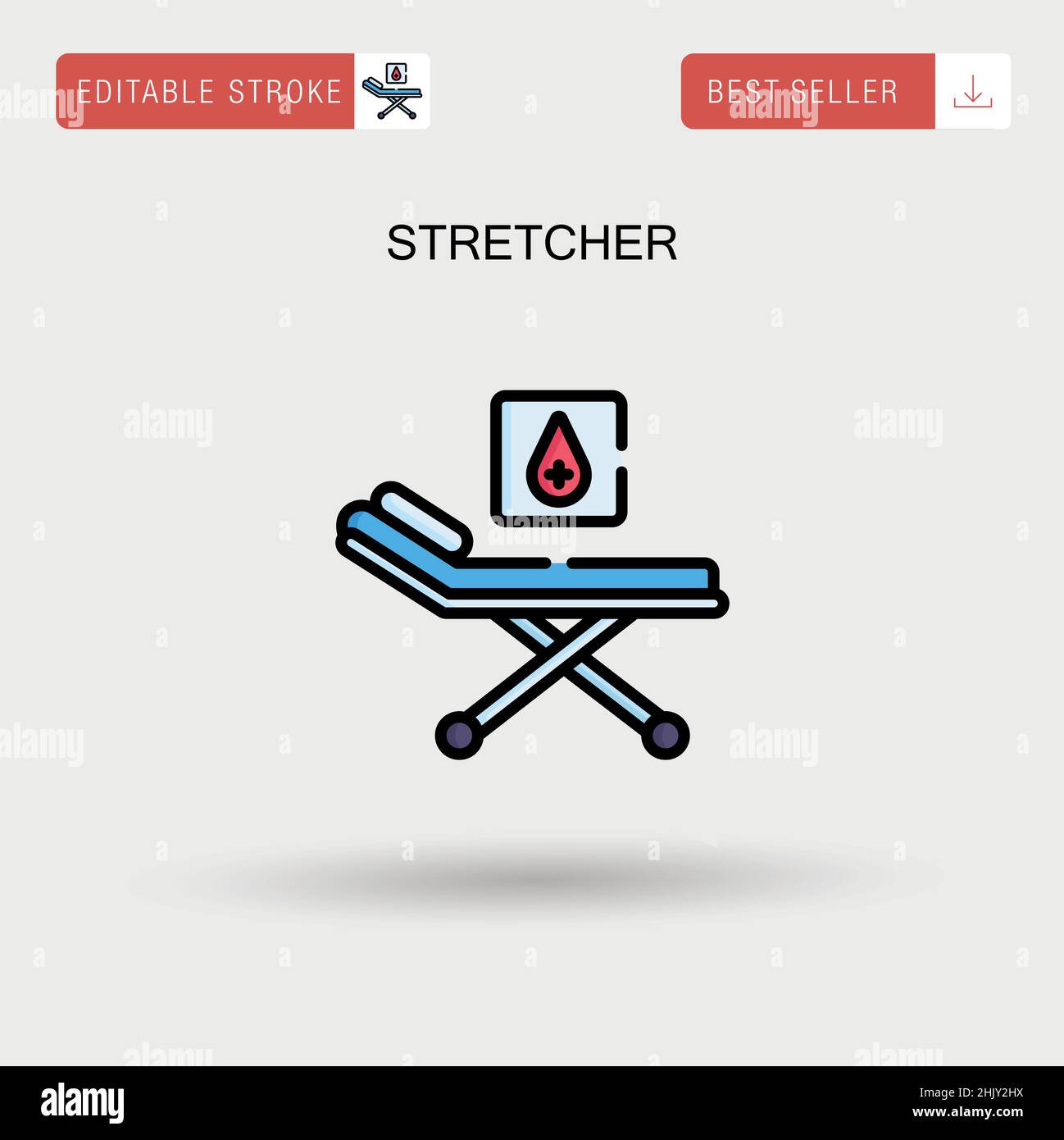 Stretcher for people Stock Vector Images - Alamy