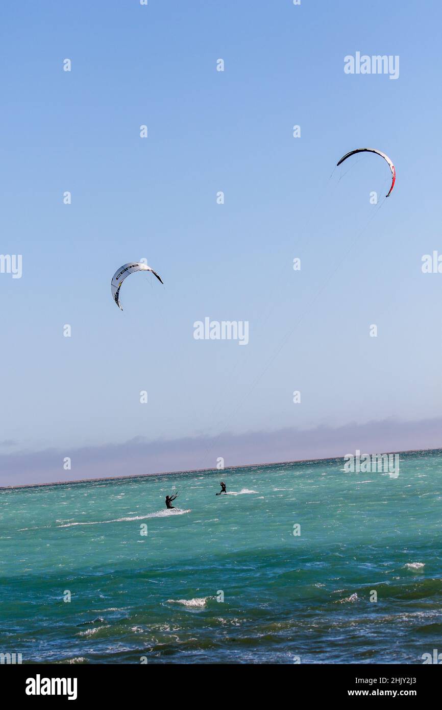 Kite Surfing, Namibia Stock Photo - Alamy