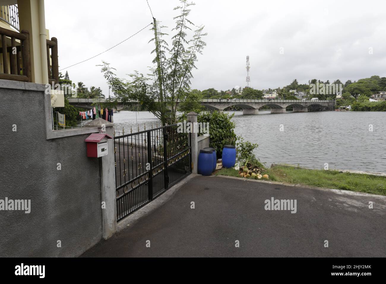 The Mahebourg Cavendish Bridge began construction in 1908 to be ...