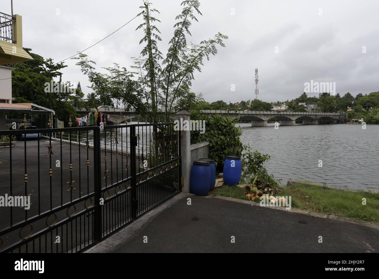 The Mahebourg Cavendish Bridge began construction in 1908 to be ...