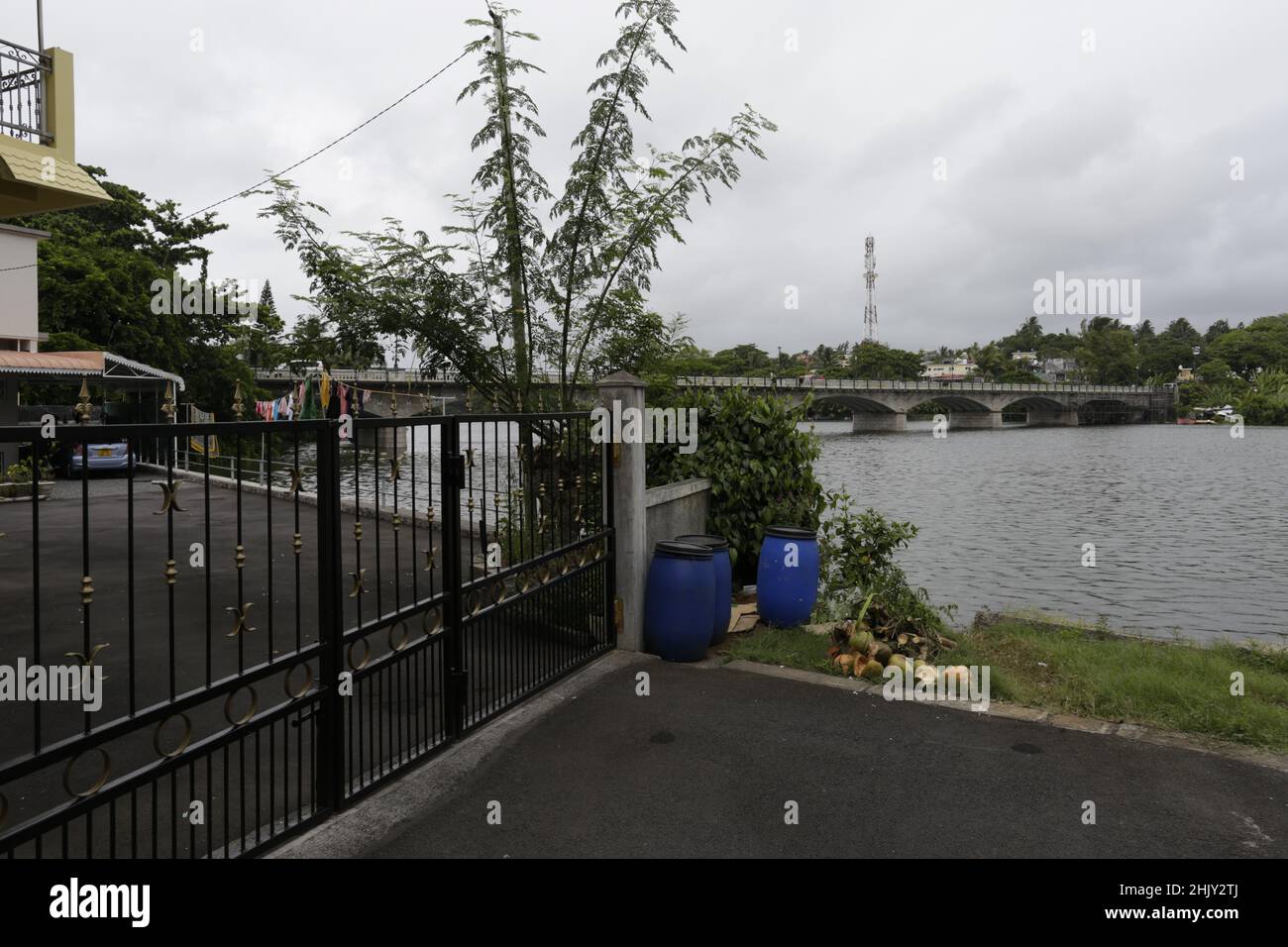 The Mahebourg Cavendish Bridge began construction in 1908 to be ...