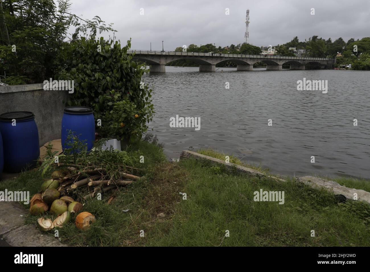 The Mahebourg Cavendish Bridge began construction in 1908 to be ...
