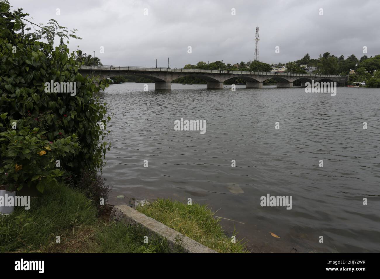 The Mahebourg Cavendish Bridge began construction in 1908 to be ...