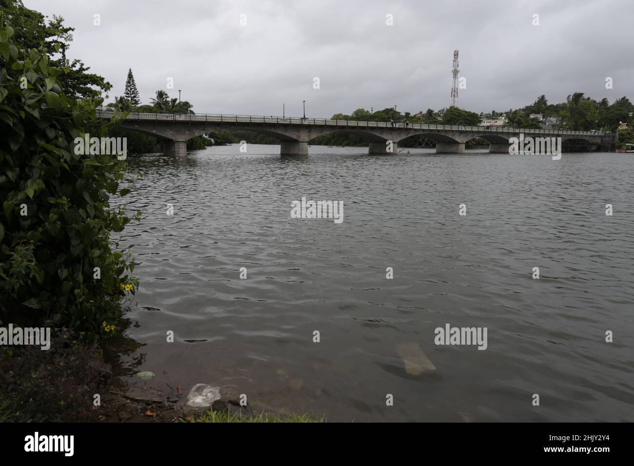 The Mahebourg Cavendish Bridge began construction in 1908 to be ...