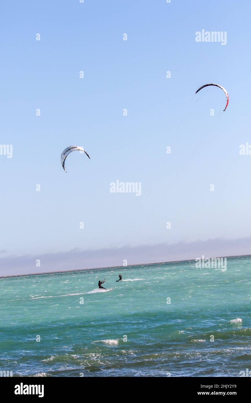Kite Surfing, Namibia Stock Photo - Alamy