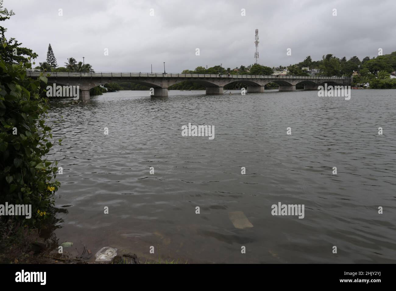 The Mahebourg Cavendish Bridge began construction in 1908 to be ...