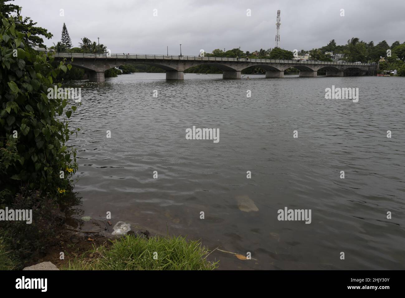 The Mahebourg Cavendish Bridge began construction in 1908 to be ...