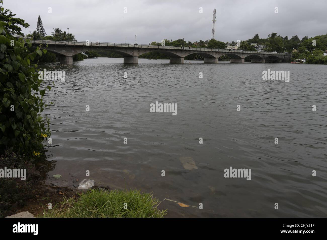 The Mahebourg Cavendish Bridge began construction in 1908 to be ...