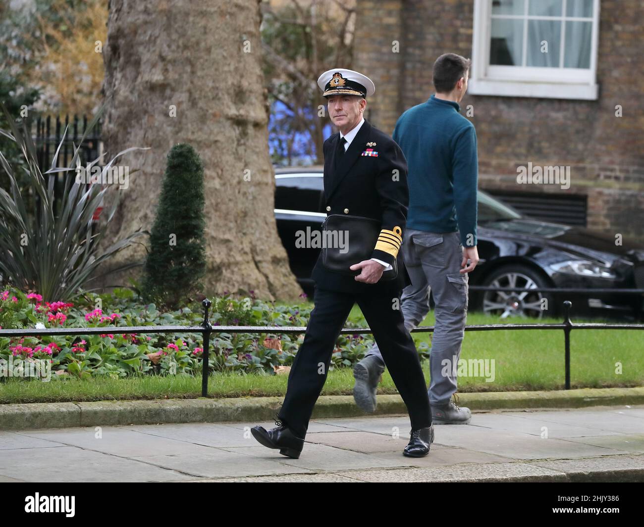 London, UK. 1st Feb, 2022. Chief of Defence Staff Admiral Sir Tony ...