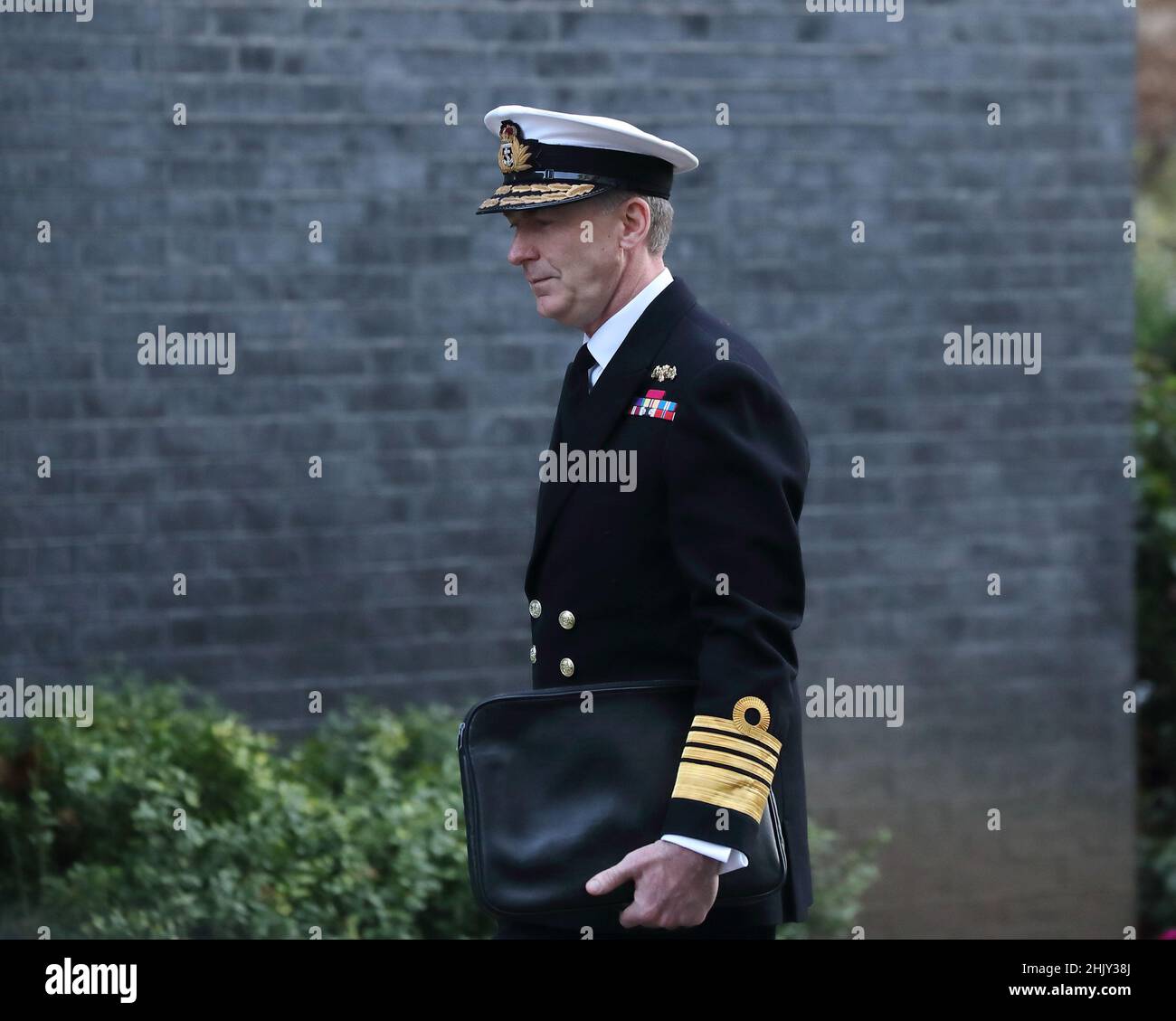 London, UK. 1st Feb, 2022. Chief of Defence Staff Admiral Sir Tony ...