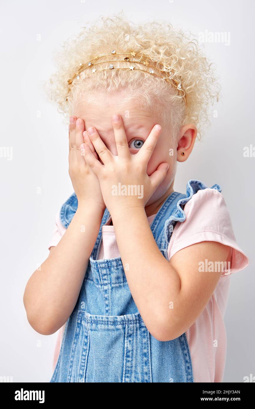 Frightened Child Face